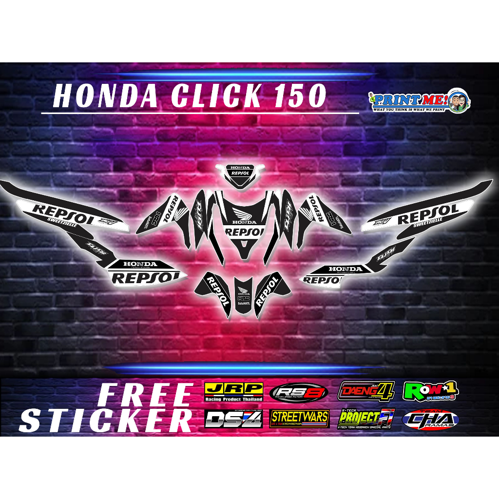 HONDA CLICK 150 REPSOL DESIGN | Shopee Philippines