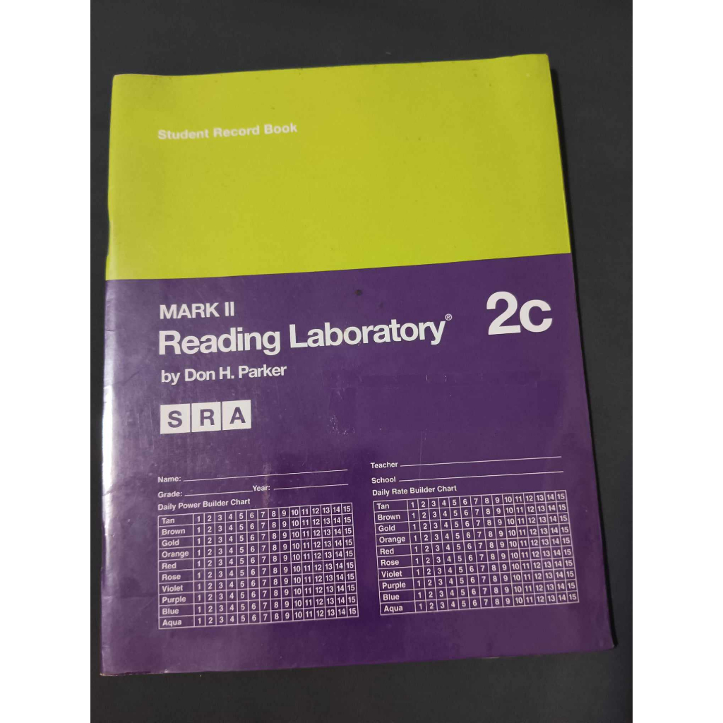 Mark II Reading Laboratory 2C SRA | Shopee Philippines