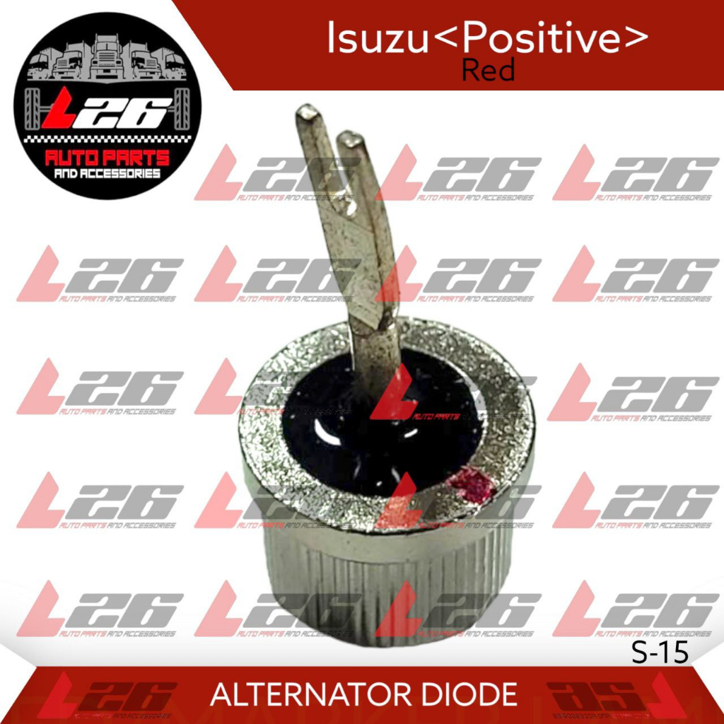 Isuzu ALTERNATOR DIODE for Isuzu S-15 Positive Red | Shopee Philippines