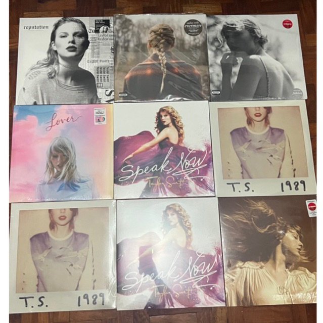 TAYLOR SWIFT VINYL (selft titled, fearless tv, speak now, red, 1989 ...