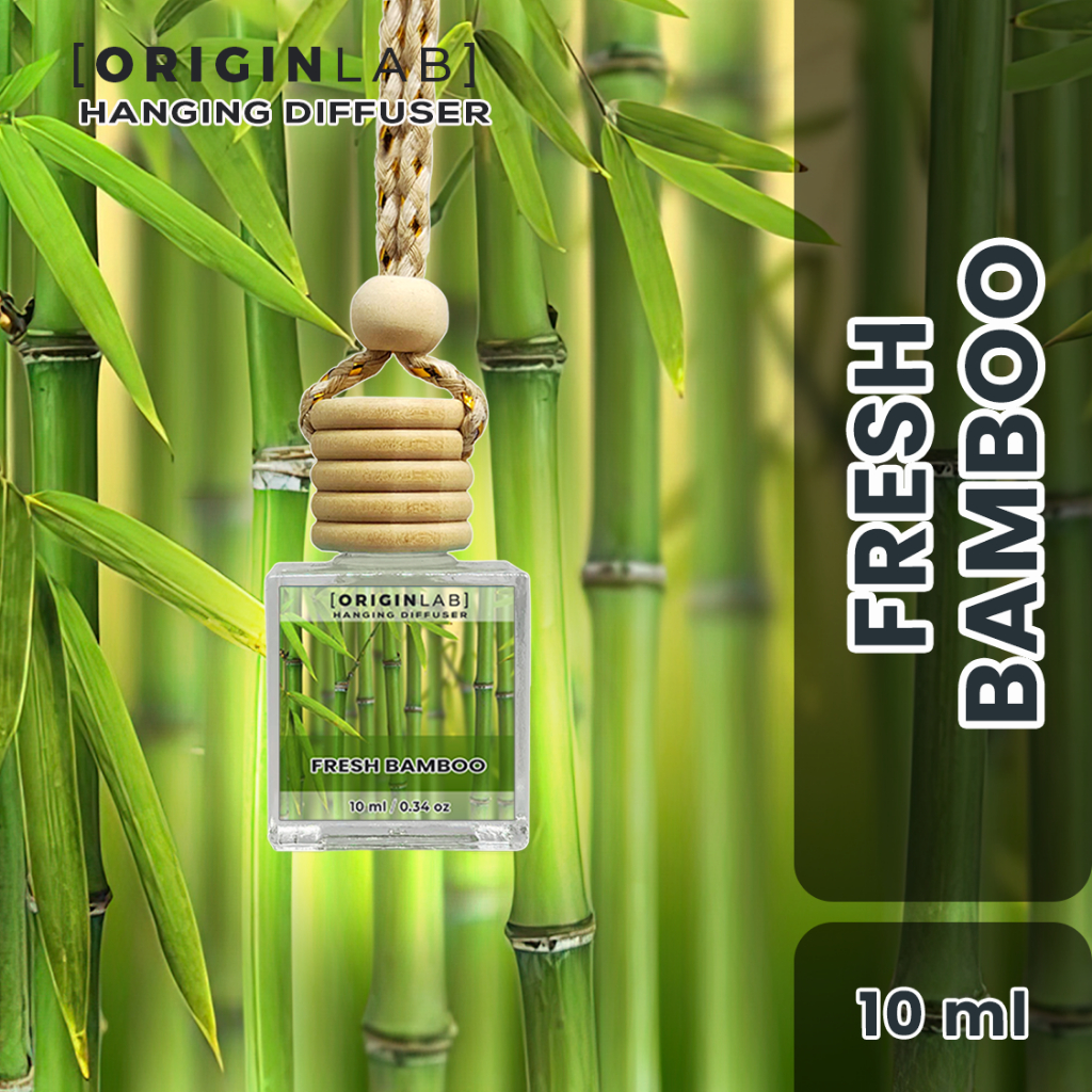 ORIGINLAB Fresh Bamboo Hanging Diffuser - Car Freshener - Air Diffuser ...