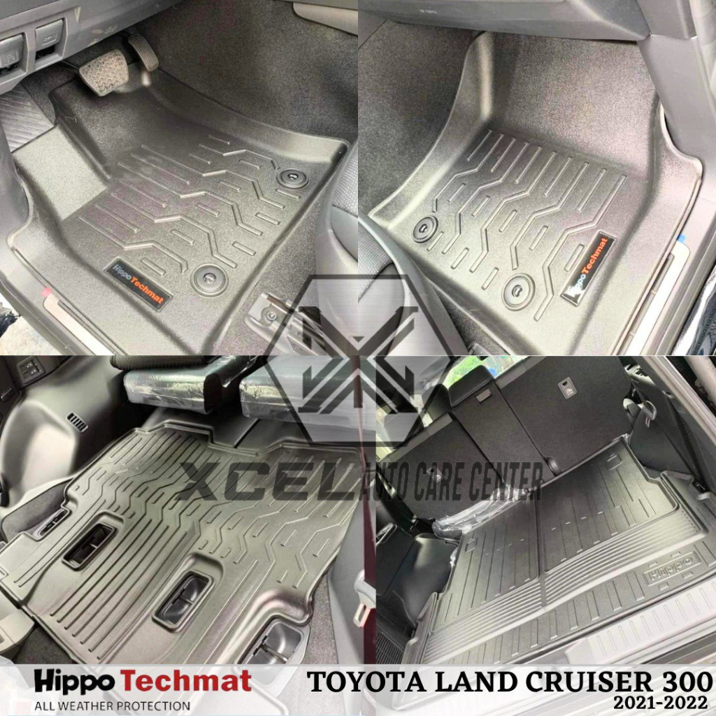 TOYOTA LAND CRUISER LC300 / LEXUS LX600 HIPPO TECHMAT PRO DEEP DISH CAR MATS | Shopee Philippines