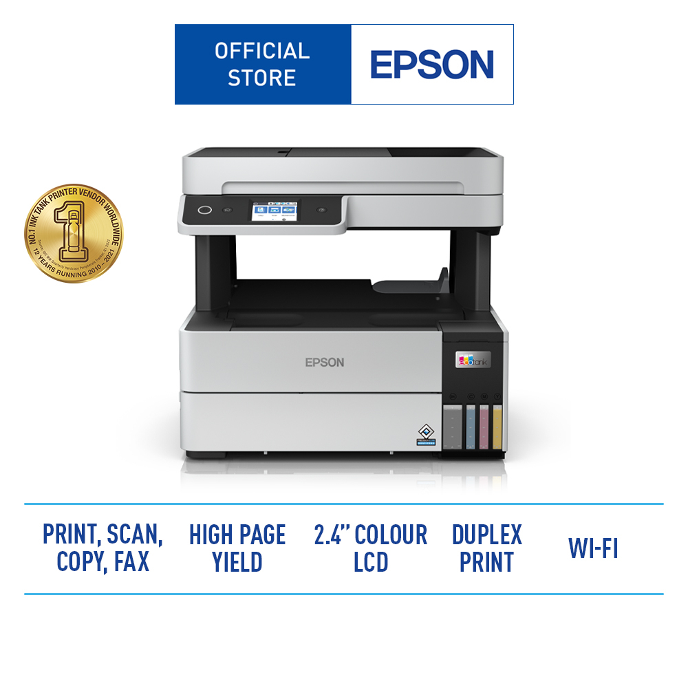 Epson EcoTank L6460 Wireless Print Scan Copy Auto Duplex Printer ...