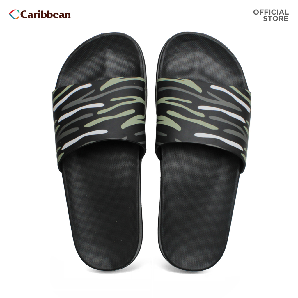 Caribbean Ladies Slides Raya Black/Gray | Shopee Philippines