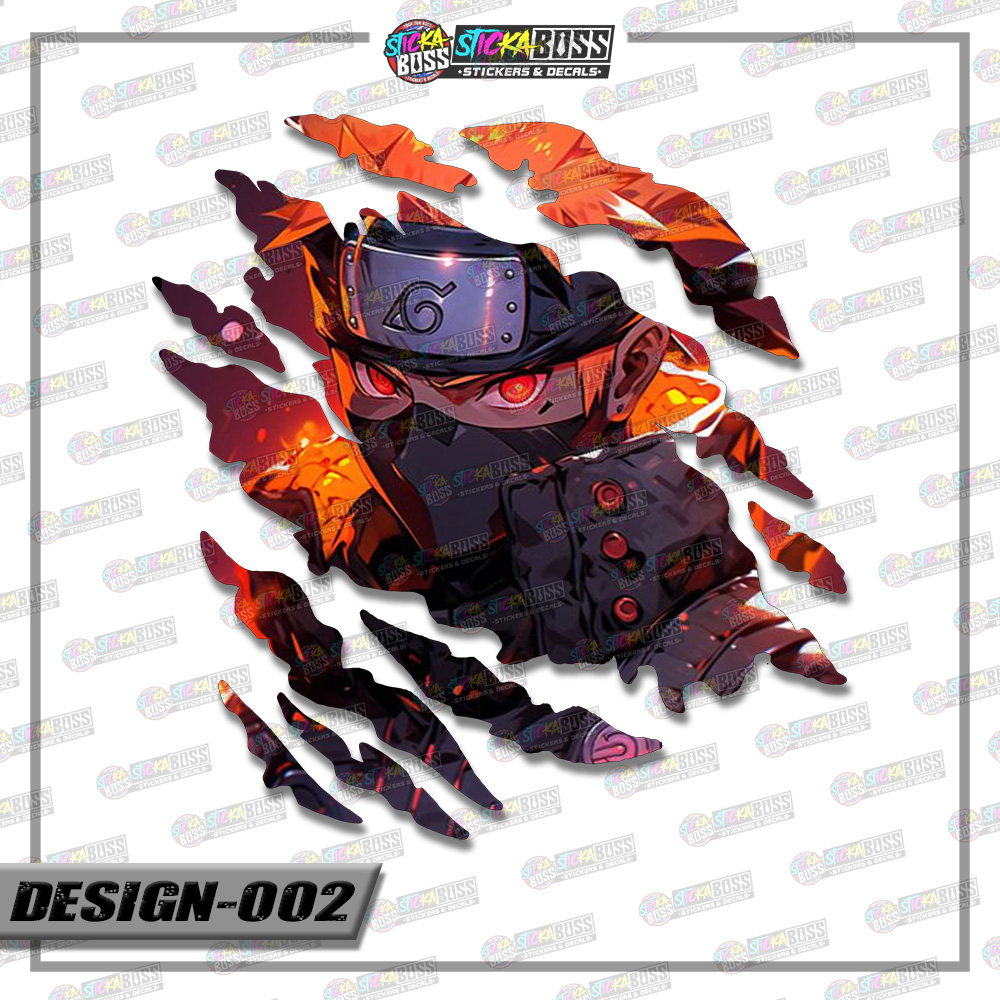 NARUTO PART 2 | ANIME SCRATCH STICKER【VINYL PRINTED】( LAMINATED ...