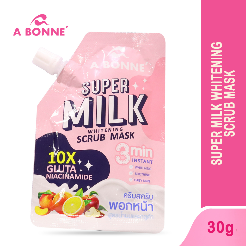 Abonne Super Milk Whitening Scrub Mask 30G - Baby Fruit Sachet ( A622 ...