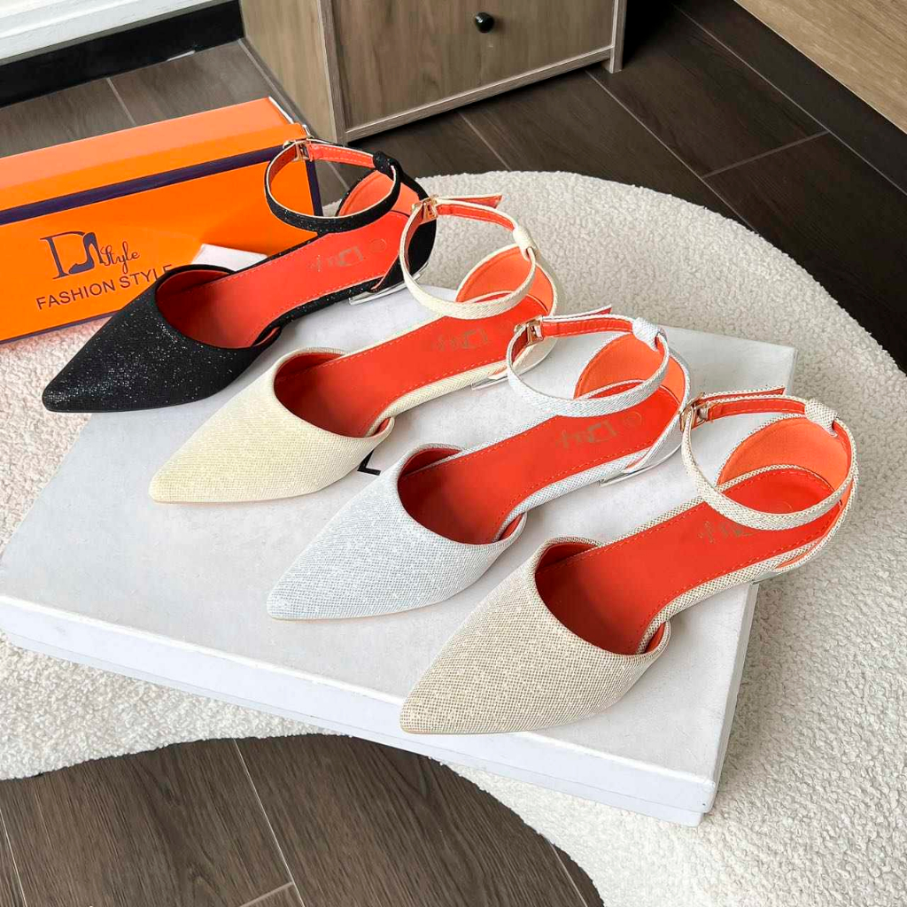 JK COD 9922-3 Pointy Toe Half Inch Sandals For Women | Shopee Philippines