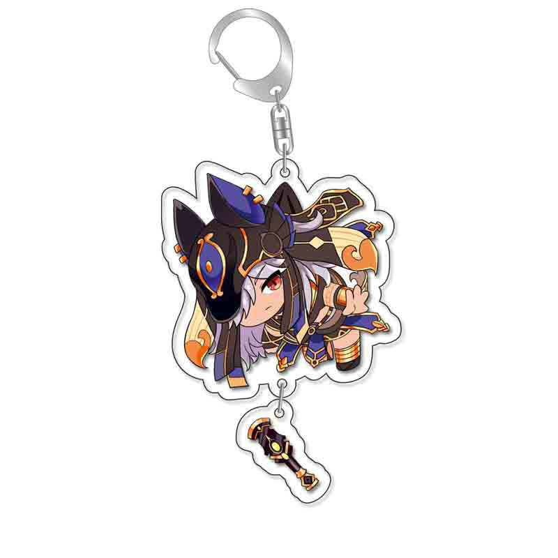 Local-Stock Anime Genshin Impact Keychain Raiden Shogun Hutao Kaedehara ...