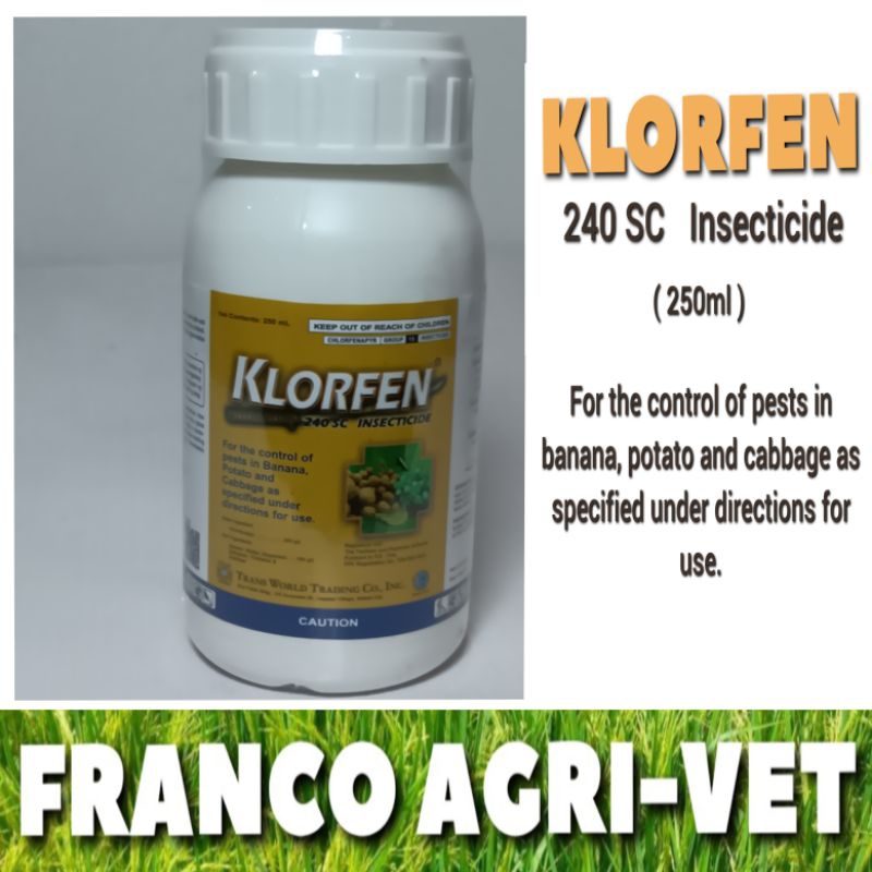 Klorfen 240 SC Insecticide ( 250ml ) | Shopee Philippines