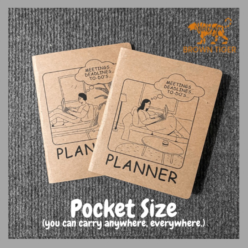 Mini Notebook Planner / Undated / Pocket Carry | Shopee Philippines
