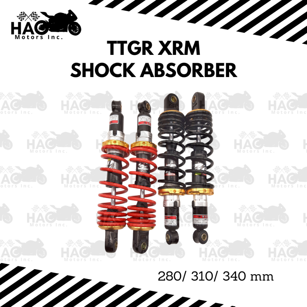 TTGR 280/310/340MM XRM/ WAVE DASH/ SMASH/ SYM BONUS Dual REAR SHOCK ...