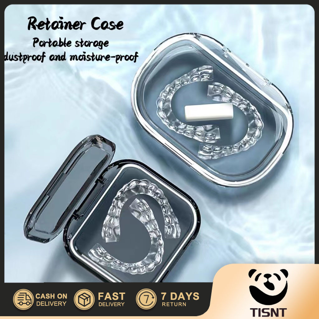 Denture Storage Box Portable waterproof Soaking Tooth Invisible Braces ...