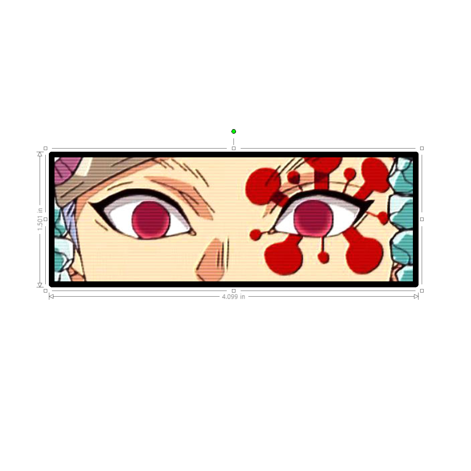 Demon Slayer Hashira Eyes Waterproof Vinyl Sticker SOLD PER PIECE ...