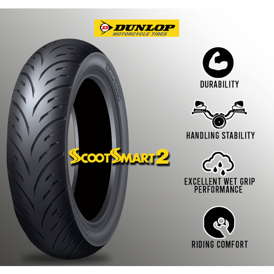 Dunlop 110/70-13 130/70-13 110/80-14 140/70-14 120/70-14 ScootSmart2 ...