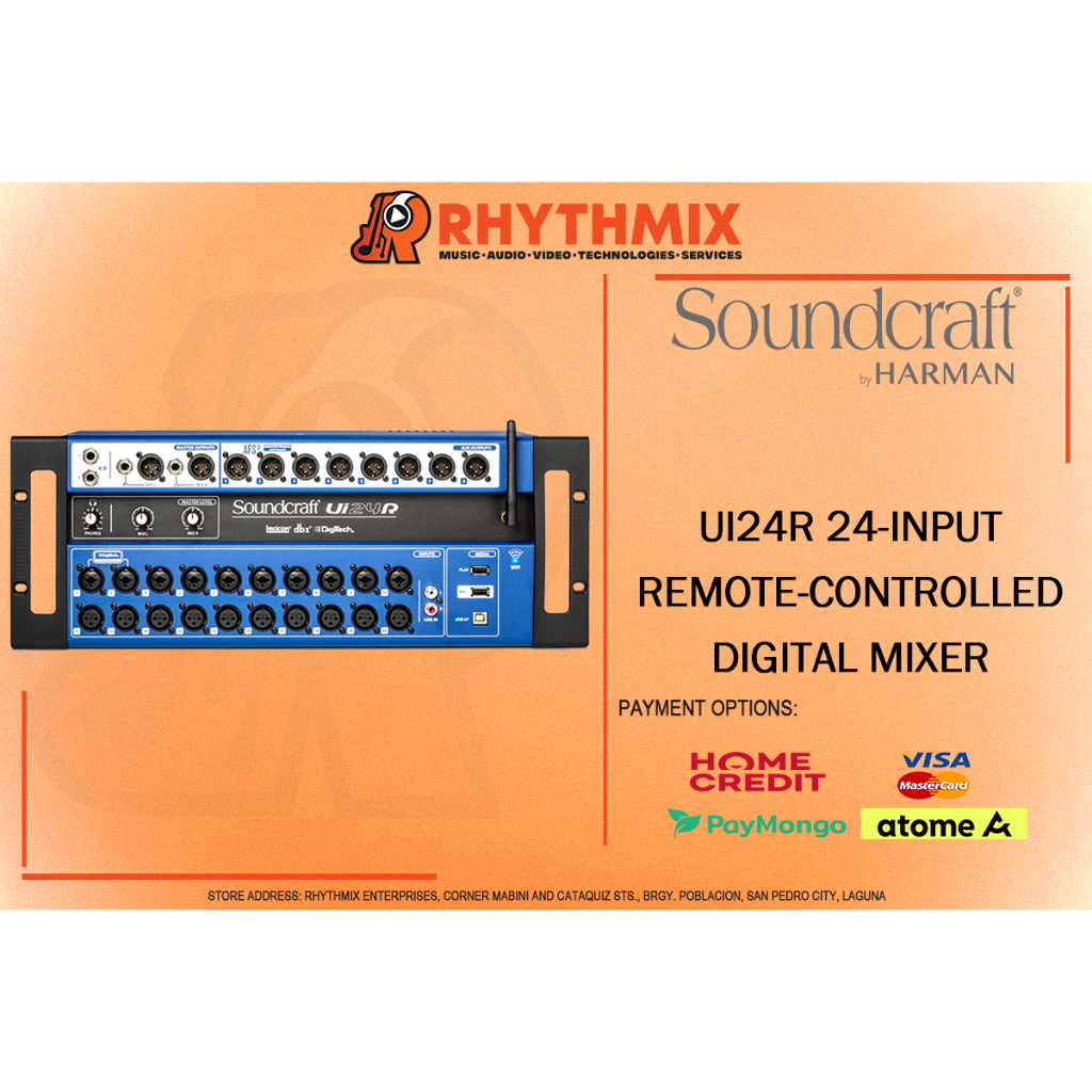 Soundcraft Ui24R 24-channel Digital Mixer/USB Multi-Track Recorder With ...