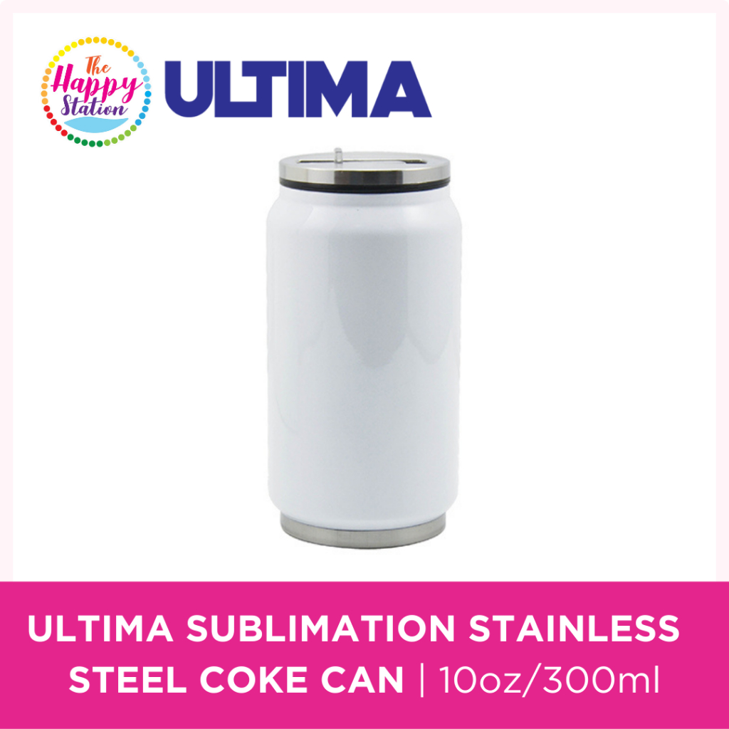 ULTIMA | Sublimation Coke Can Soda Can with Straw, 10oz/300ml | Shopee ...