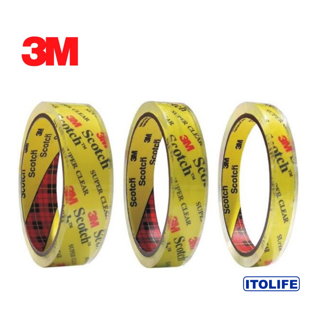 3M Scotch Transparent Tape 500S (24mmx40Y) | Shopee Philippines