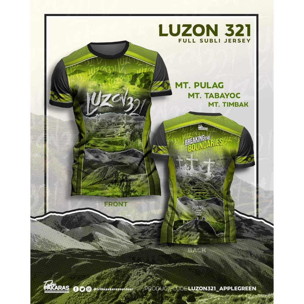LUZON 321 FULL SUBLI JERSEY | Shopee Philippines