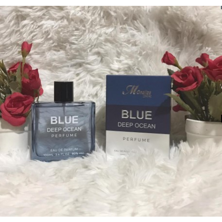 BLUE DEEP OCEAN PERFUME SPRAY FOR MEN 100ML, | Shopee Philippines