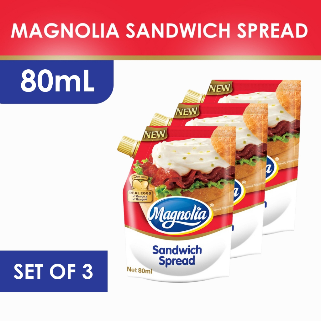 Magnolia Sandwich Spread (80mL) Set of 3 | Shopee Philippines
