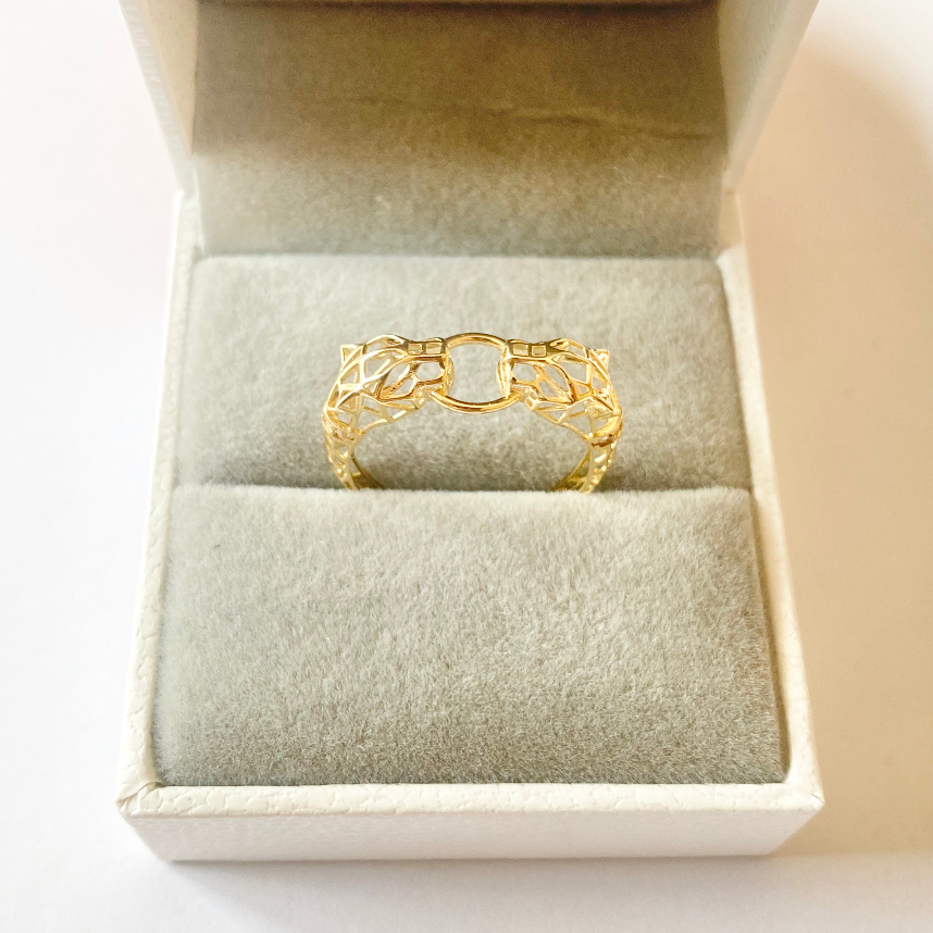 Pawnable 18K Saudi Gold Double Panther Ring | Shopee Philippines