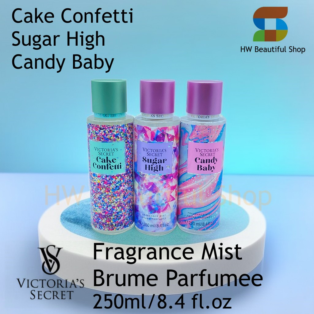 Victoria's Secret Perfume Fragrance Mist Cake Confetti/Sugar High/Candy ...