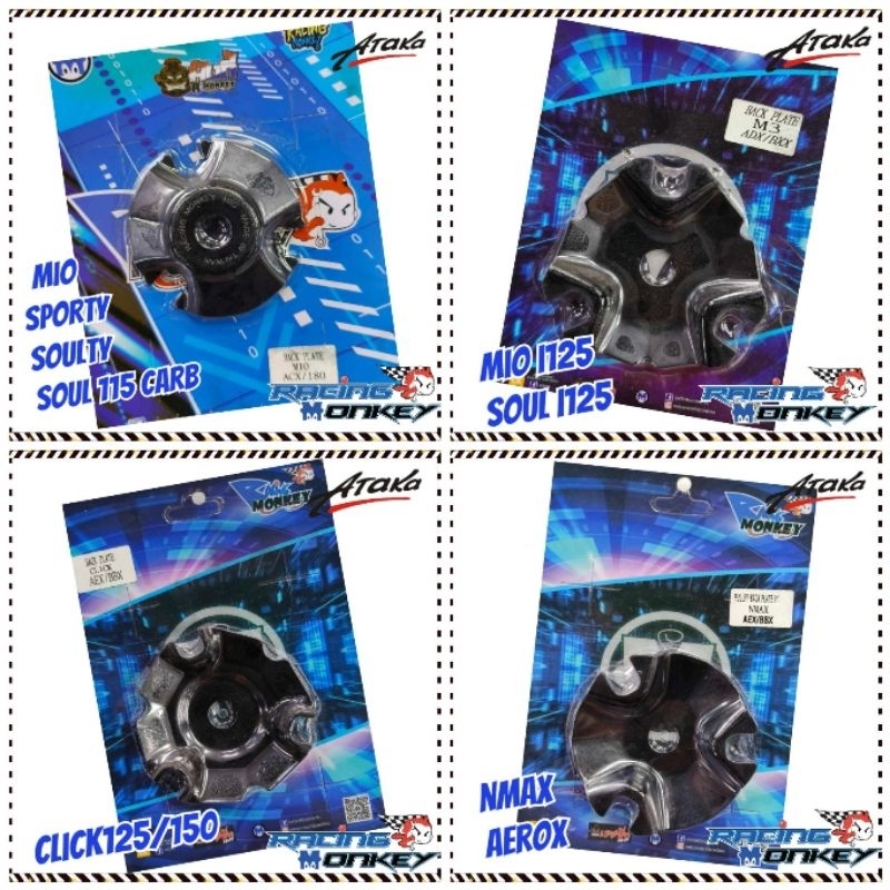 ⚠️⚠️⚠️RACING MONKEY BACK PLATE YAMAHA NMAX MIO SPORTY SOULTY CLICK125 ...