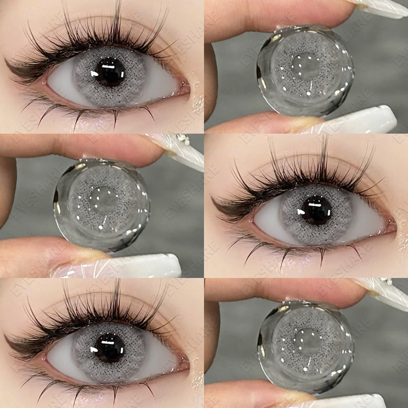 (COD)OCEAN/AURORA Korean cute light gray contact lens Color contact ...