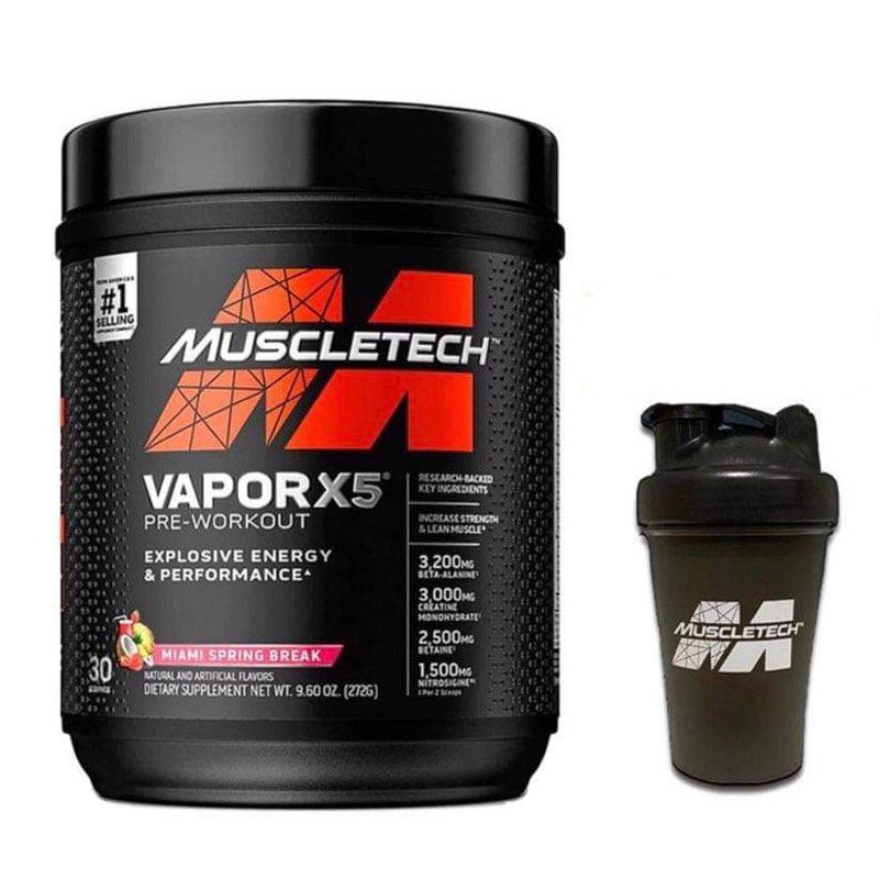 VaporX5 30 Servings Muscletech Pre-Workout - Vapor X5 PreWorkout Powder ...