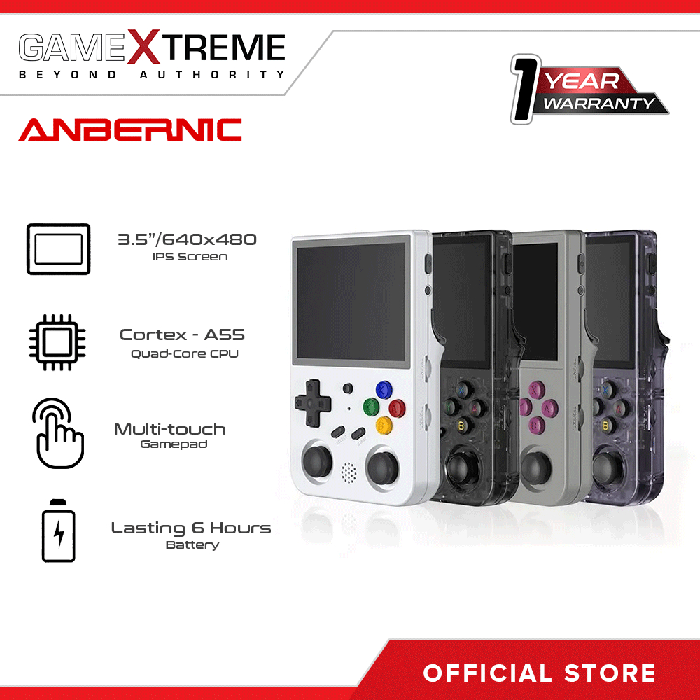 ANBERNIC RG353V Retro Handheld Gaming Console iPS Multi TouchScreen W ...