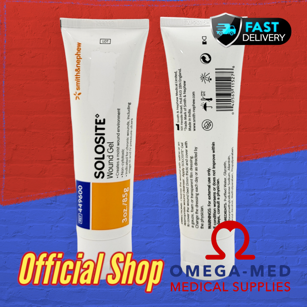 Smith & Nephew Solosite Wound Gel 85g (Sold per Tube) | Shopee Philippines