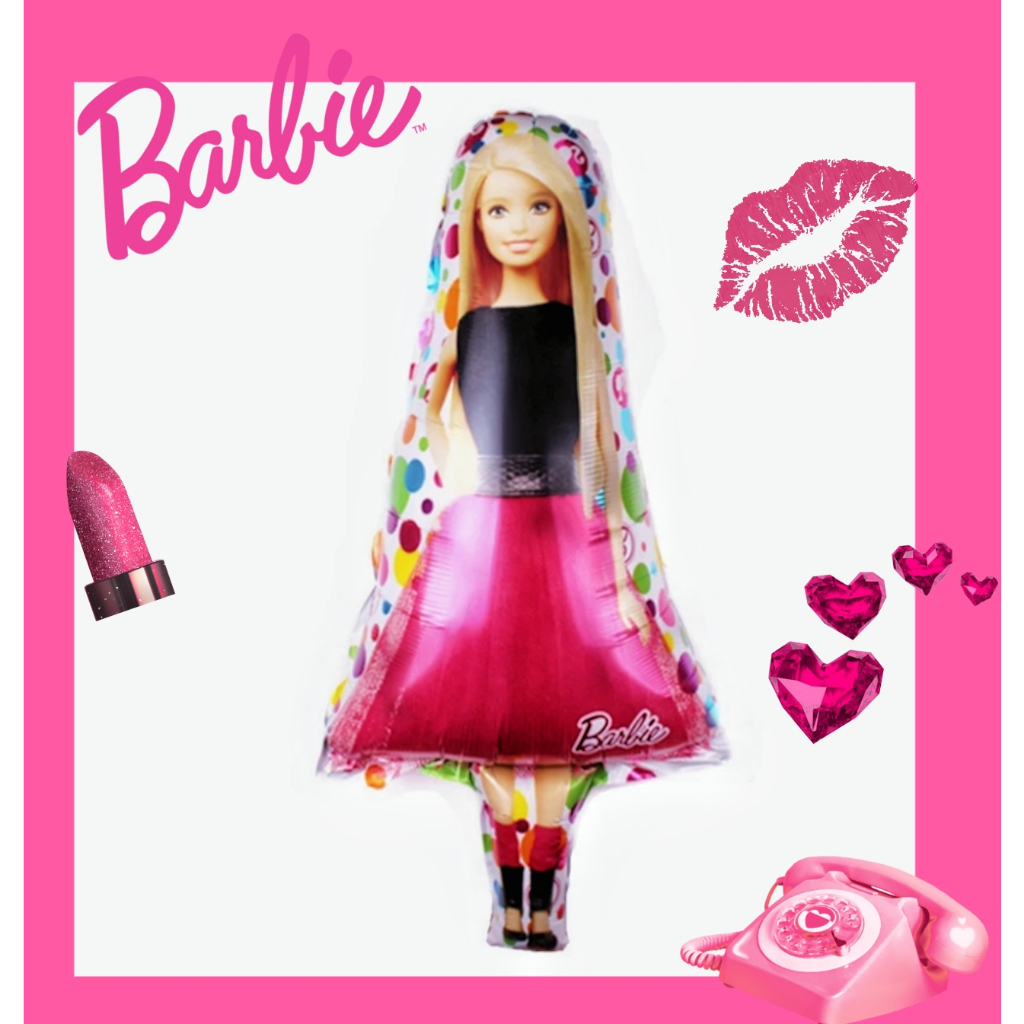 36 inches barbie theme Pink barbie Full Body happy birthday party ...