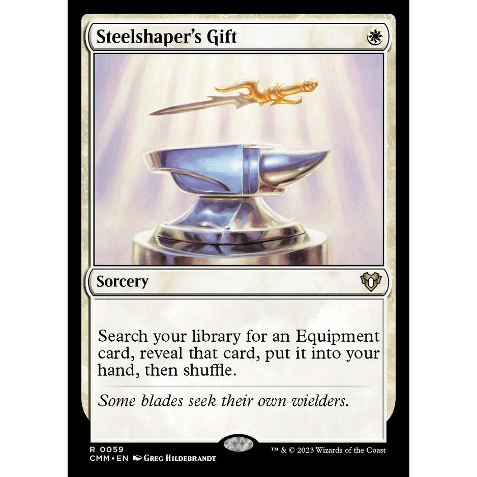 MTG - Steelshaper's Gift - NM R CMM | Shopee Philippines