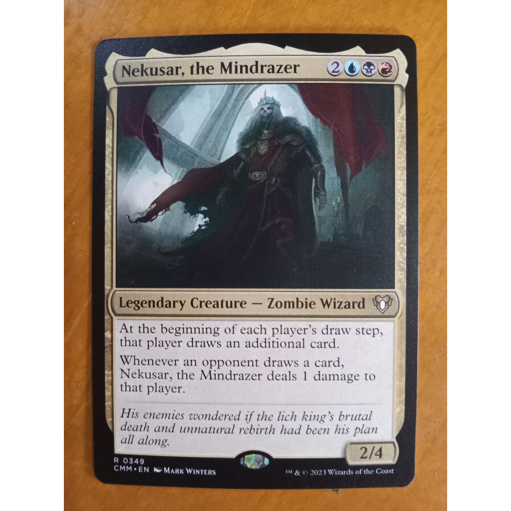 MTG Nekusar, the Mindrazer Rare Commander Masters Magic: the Gathering ...