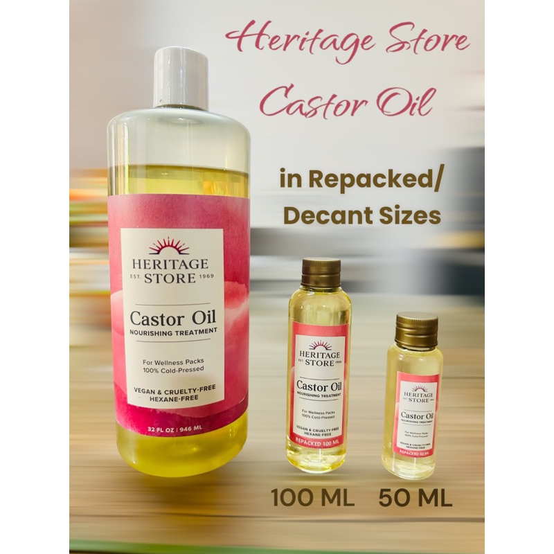 New Packaging Heritage Store Pure Cold Pressed Top Quality Castor Oil ...