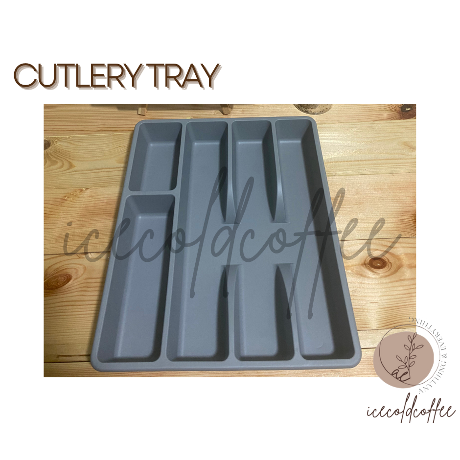 Cutlery Tray / Spoon Fork Knife Organizer/ Drawer Cutlery Organizer ...