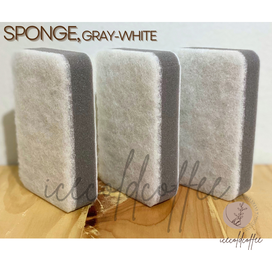 ORIGINAL Sponge, gray-white | Shopee Philippines