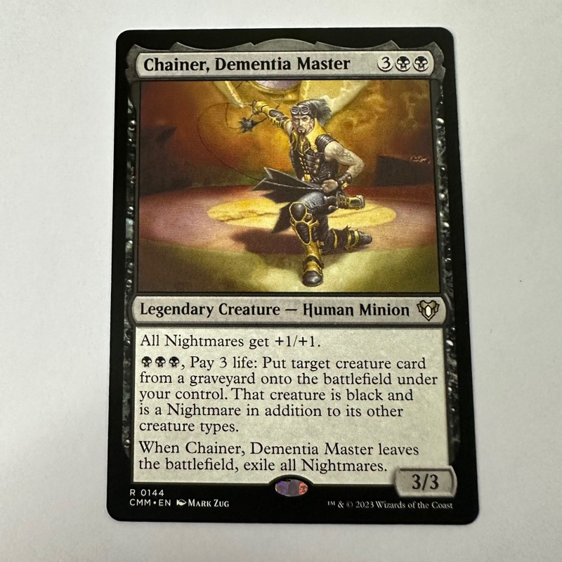 CHAINER, DEMENTIA MASTER | CMM COMMANDER MASTERS | BLACK | MTG MAGIC THE GATHERING | Shopee ...