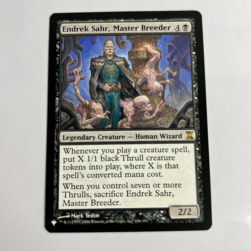 ENDREK SAHR, MASTER BREEDER | CMM COMMANDER MASTERS | BLACK | MTG MAGIC ...