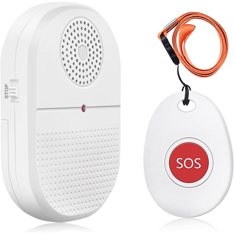 CallToU Wireless Vibrating Pager Emergency Buzzer SOS Bell Caregiver ...