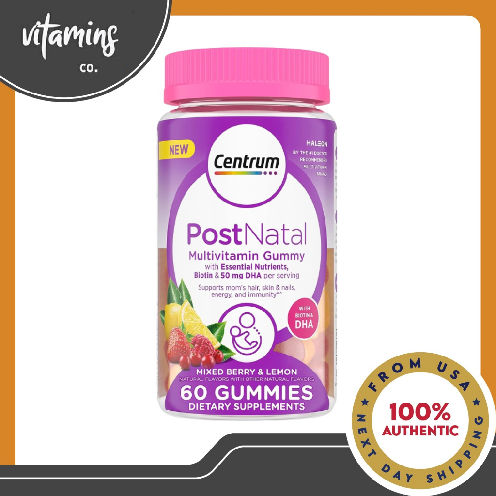 Centrum Postnatal Multivitamin Gummies (60 count) | Shopee Philippines