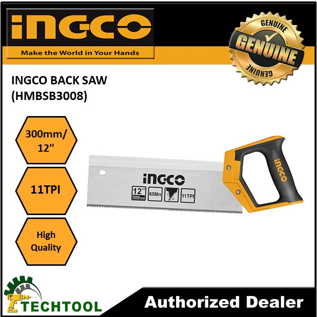 INGCO BACK SAW 12" (HMBSB3008) | Shopee Philippines
