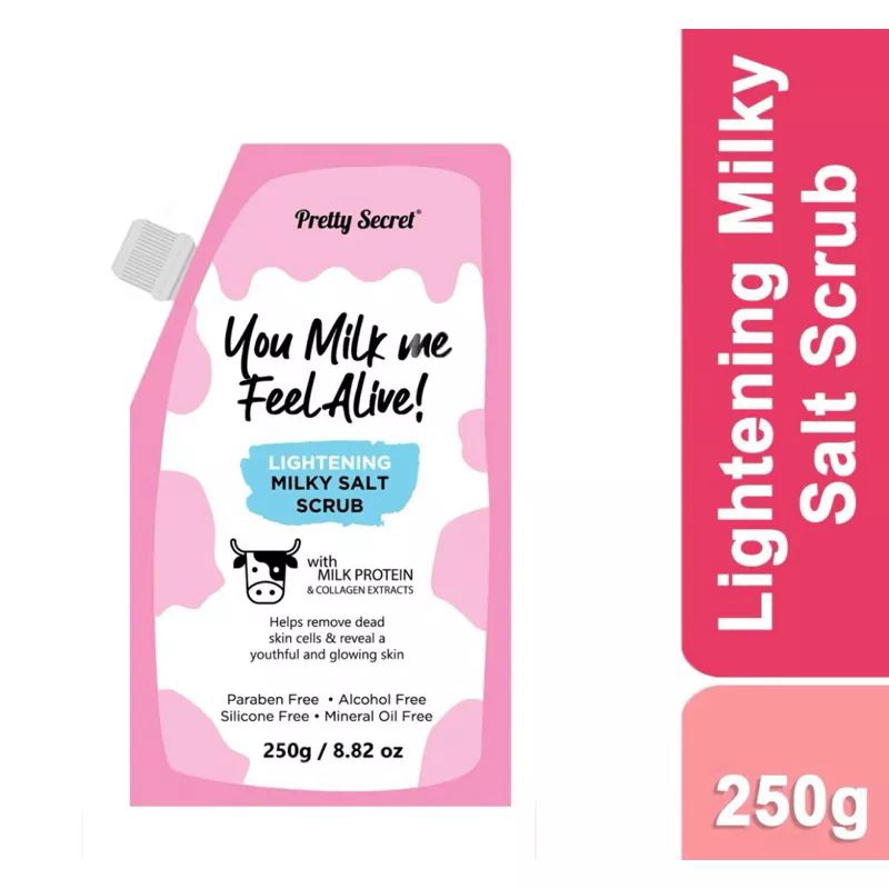 PRETTY SECRET Lightening Milky Salt Scrub 250g | Shopee Philippines