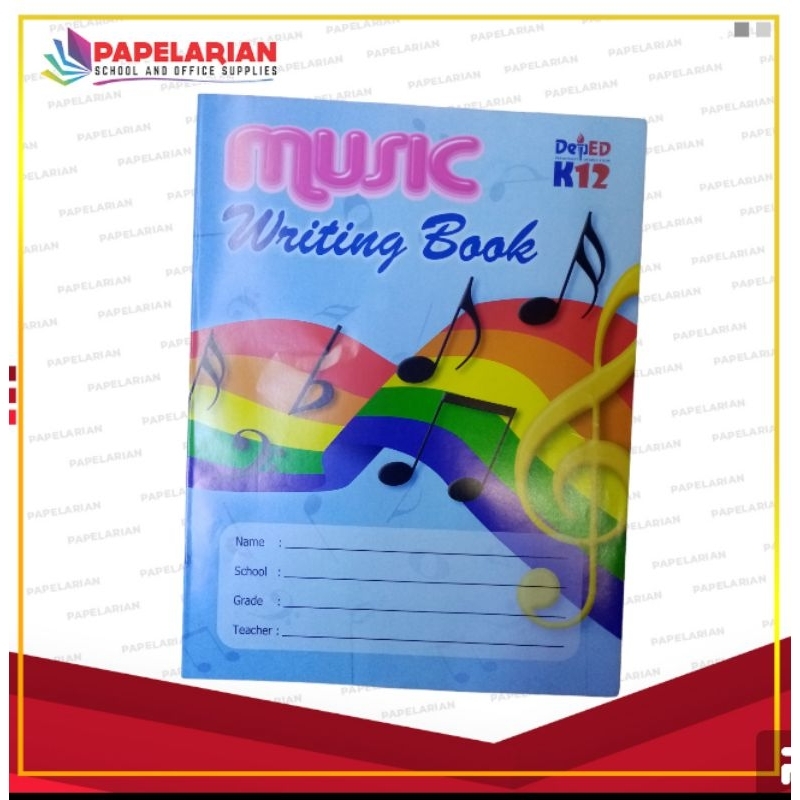 MUSIC WRITING BOOK K12 | Shopee Philippines