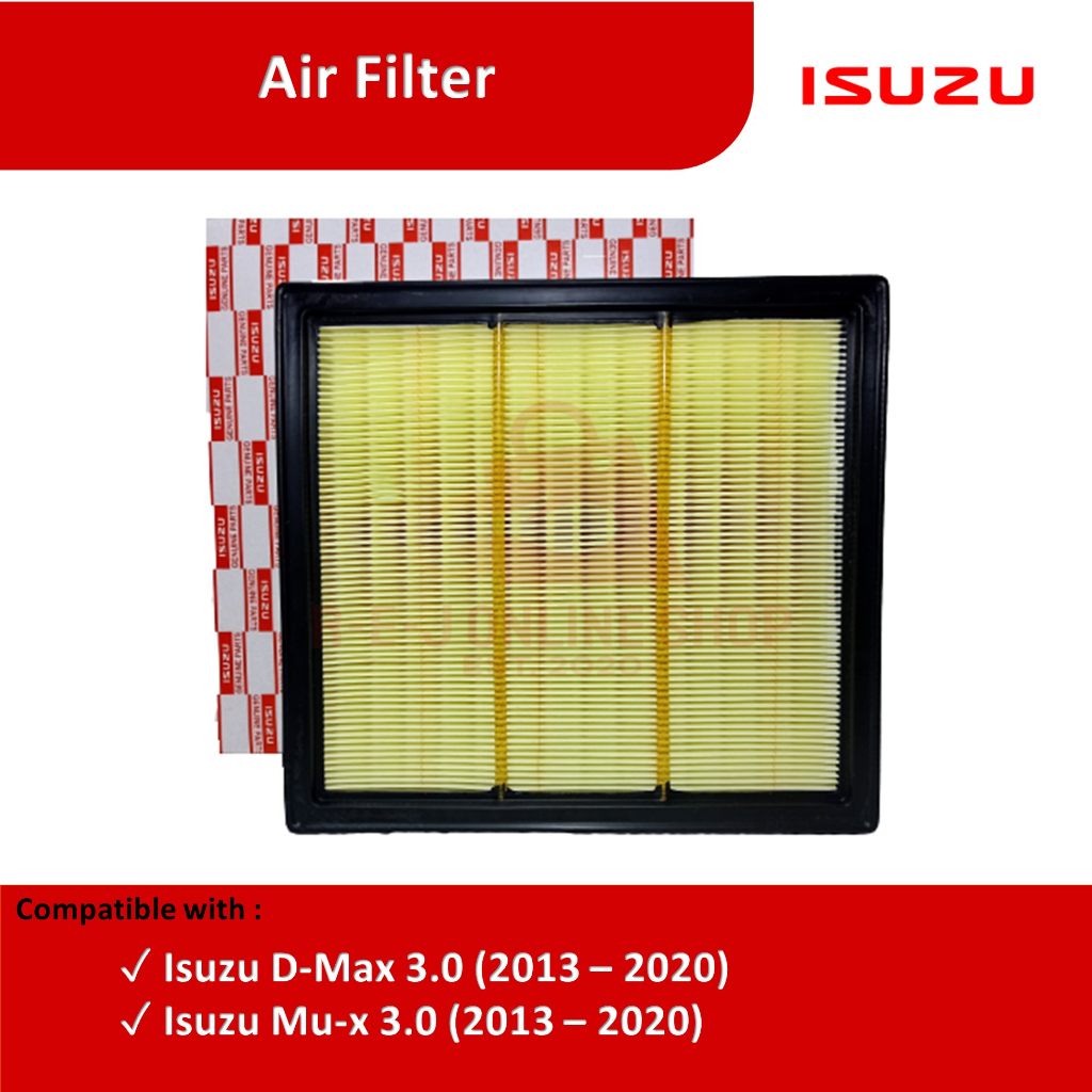 Air Filter for Isuzu D-Max/Mu-x 3.0L (2013 - 2020), Car Filter, Engine ...