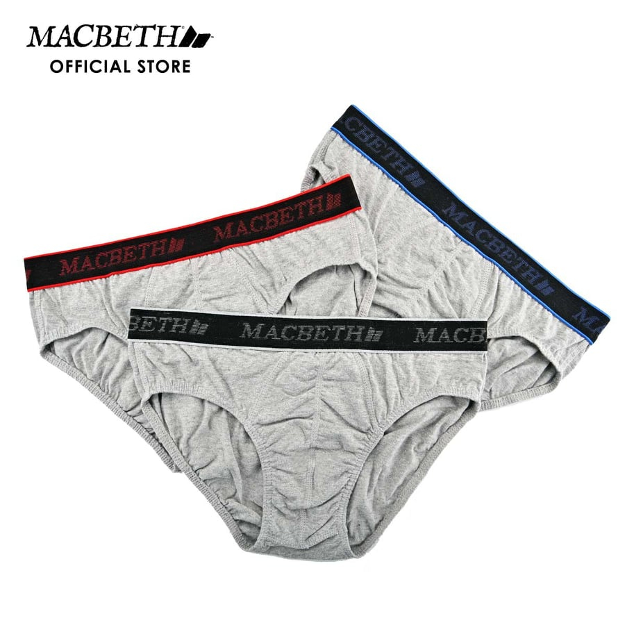 Macbeth Men's Underwear - Hipster Brief 3 in 1 Pack ( M7i ) | Shopee ...