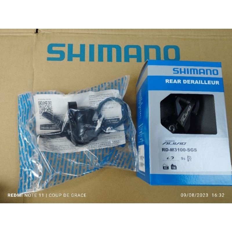ALIVIO M3100 RD AND SHIFTER 9 SPEED | Shopee Philippines