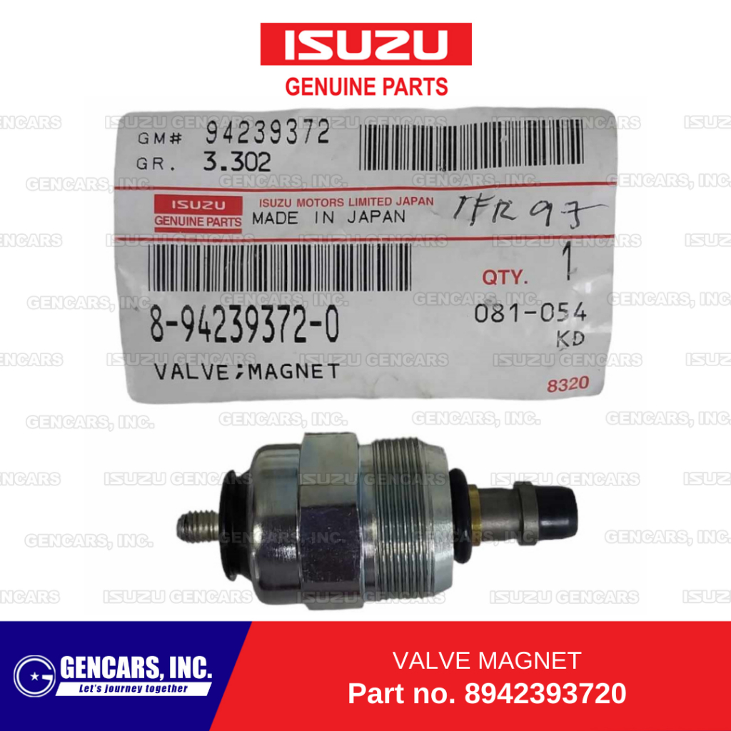 Isuzu Magnetic Valve Injection Pump for TFR97/NKR (8942393720) (Genuine ...
