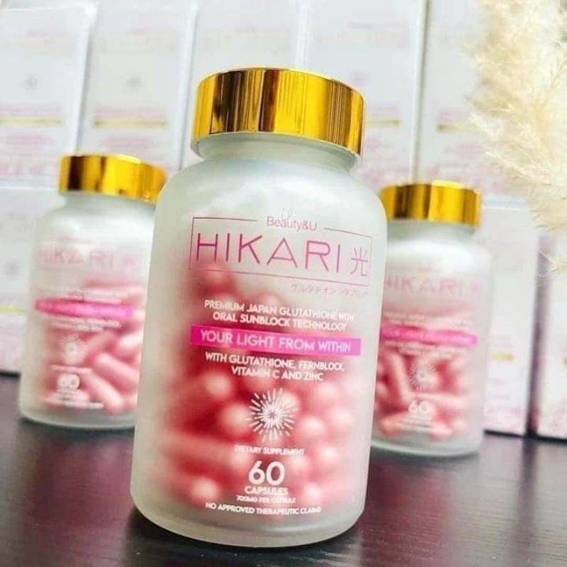 Hikari Japan Glutathione Ultra 60 capsules | Shopee Philippines