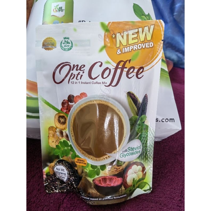 ONE OPTI COFFEE (12in1) INSTANT COFFEE MIX | Shopee Philippines
